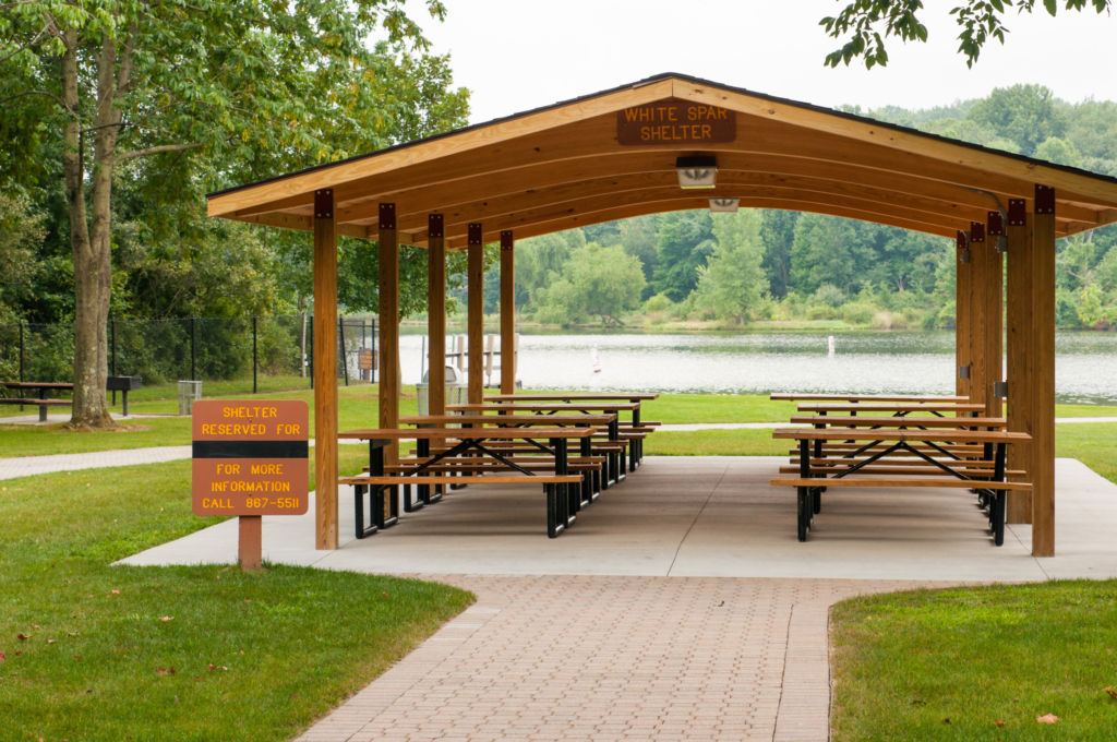 White Spar Shelter - Summit Metro Parks